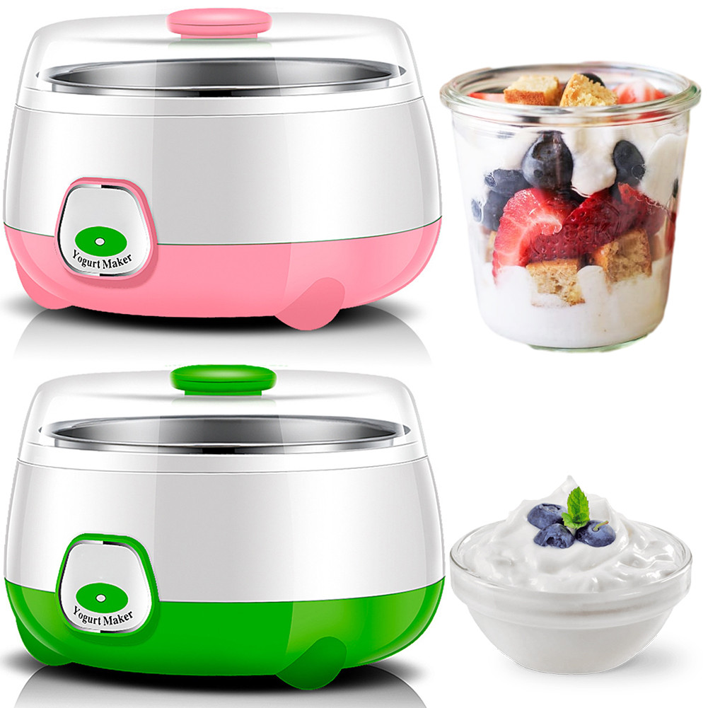 Jual 1L Yogurt Maker with Stainless Steel Container Greek Yogurt Maker ...