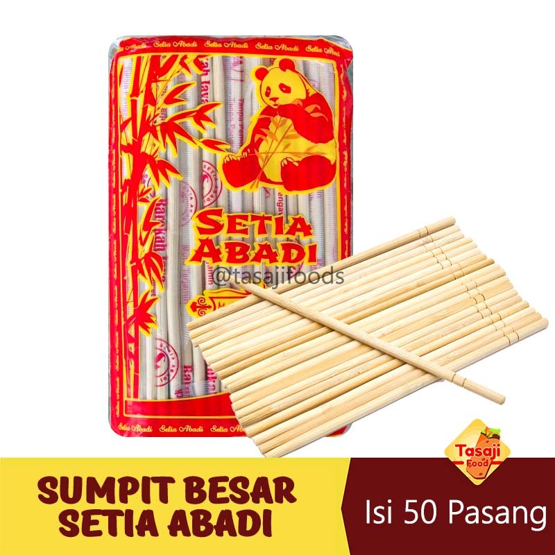 Jual Sumpit Bambu Besar Setia Abadi Isi 50 Pasang | Shopee Indonesia