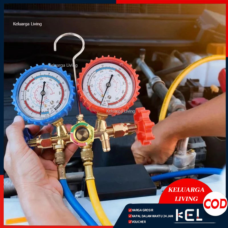 Jual 1 Set Paket lengkap Alat Isi ulang DOUBLE manifold Paket komplit ...