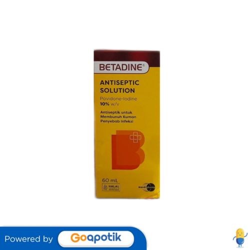 Jual Betadine Larutan 60 Ml Botol | Shopee Indonesia