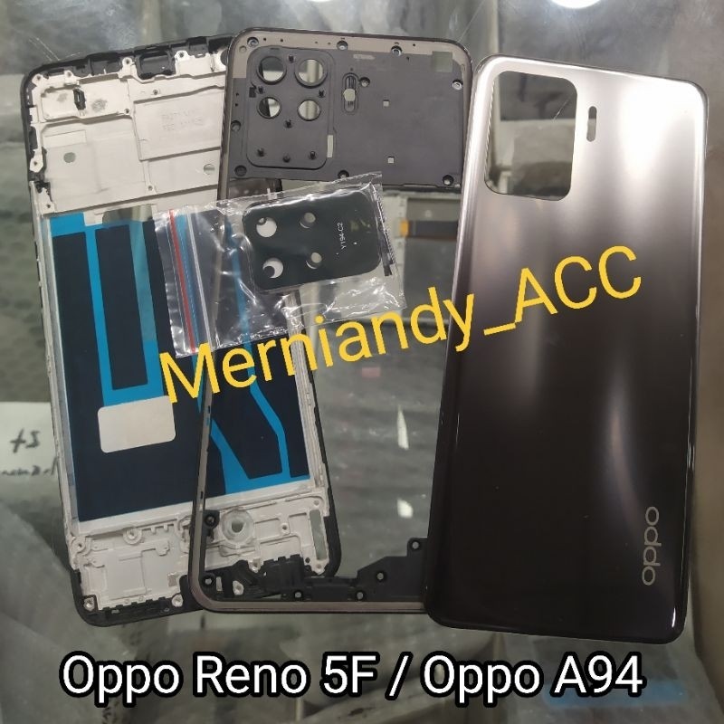 Jual KESING HAUSING FULLSET FRAME LCD OPPO RENO 5F / OPPO A94 CESING ...