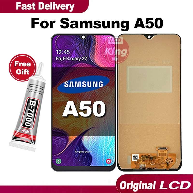 Jual LCD Samsung A50 Original TOUCHSCREEN Fullset Crown Murah Ori ...
