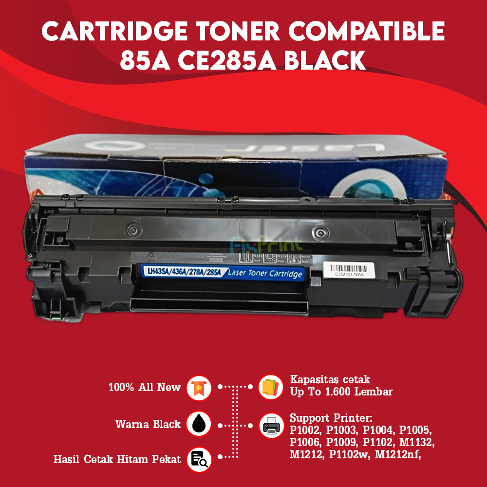 Jual Cartridge Toner Compatible 85A CE285A 35A CB435A Cn 325 326 725 ...