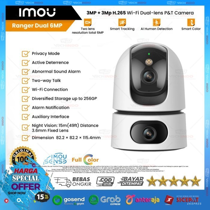Jual IMOU Ranger All Series 2MP / 3MP / 4MP / 5MP / 6MP | Wi-Fi Dual ...