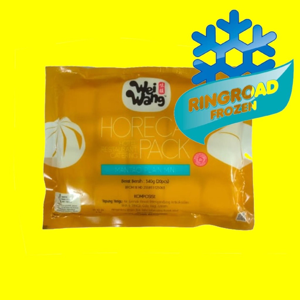 Jual WEI WANG MANTAO PLAIN MINI 340 GR - 20 PCS | Shopee Indonesia