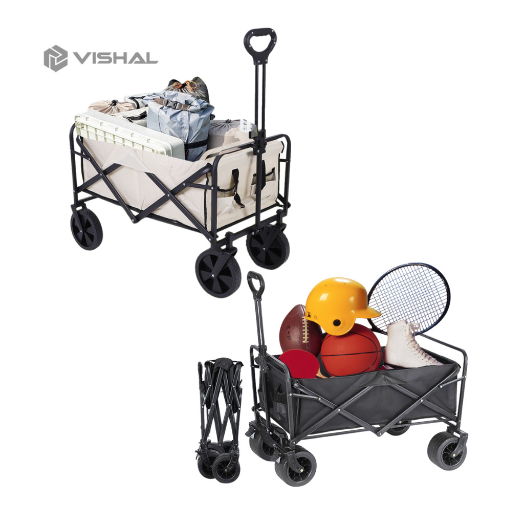 Jual VISHAL Troli Portabel Lipat 5 Inch Multifungsi Troli Lipat Roda 4 ...