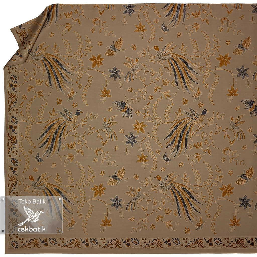 Jual kain batik - Kualitas Ekspor Motif Batik Burung Kupu Bunga Elegan ...