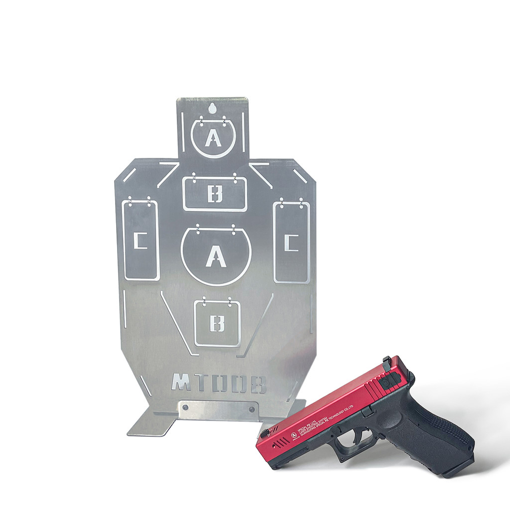 Jual CO2 Pistol BB Bullet Water Bomb Stainless Steel Target IPSC IDPA Professional Shooting ...