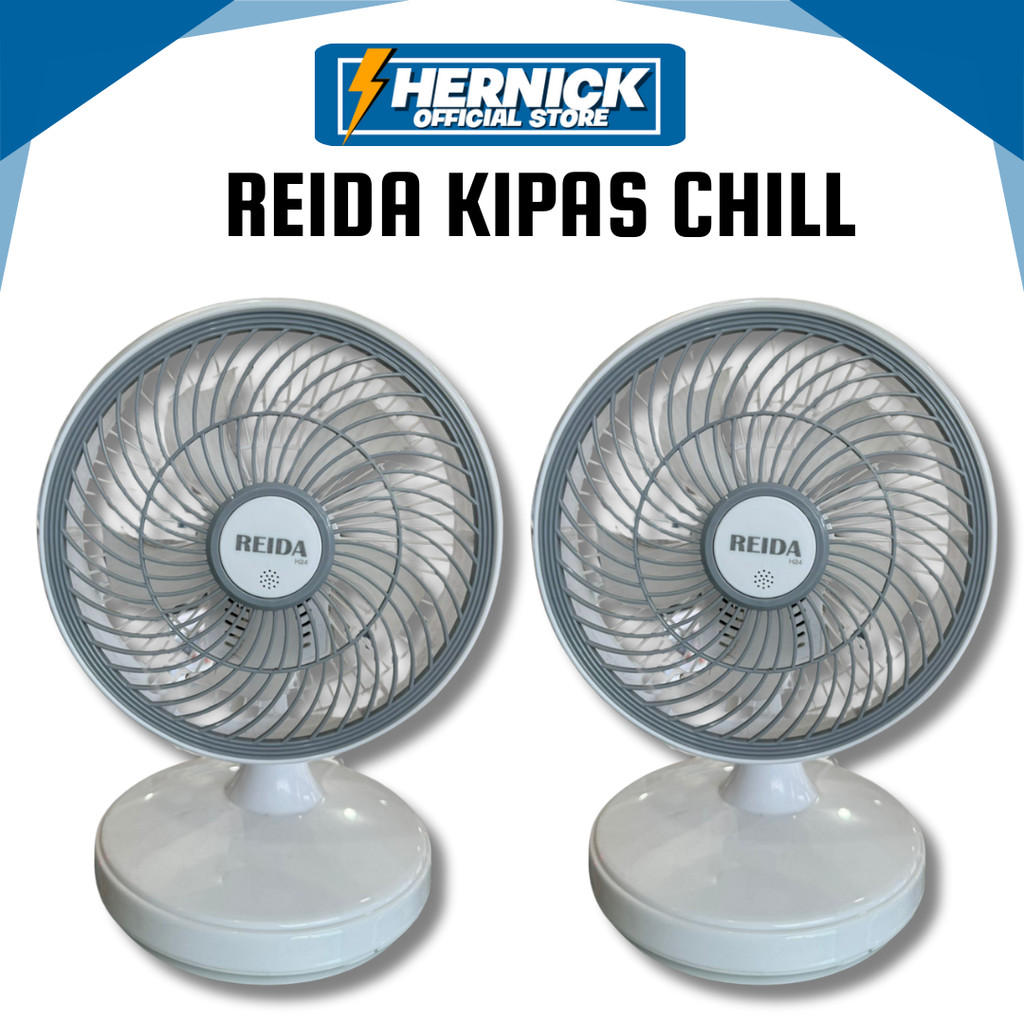 Jual REIDA Kipas Angin Multi Fungsi Meja Duduk + Dinding Tembok Muter Kiri Kanan Ukuran 8 Inch ...