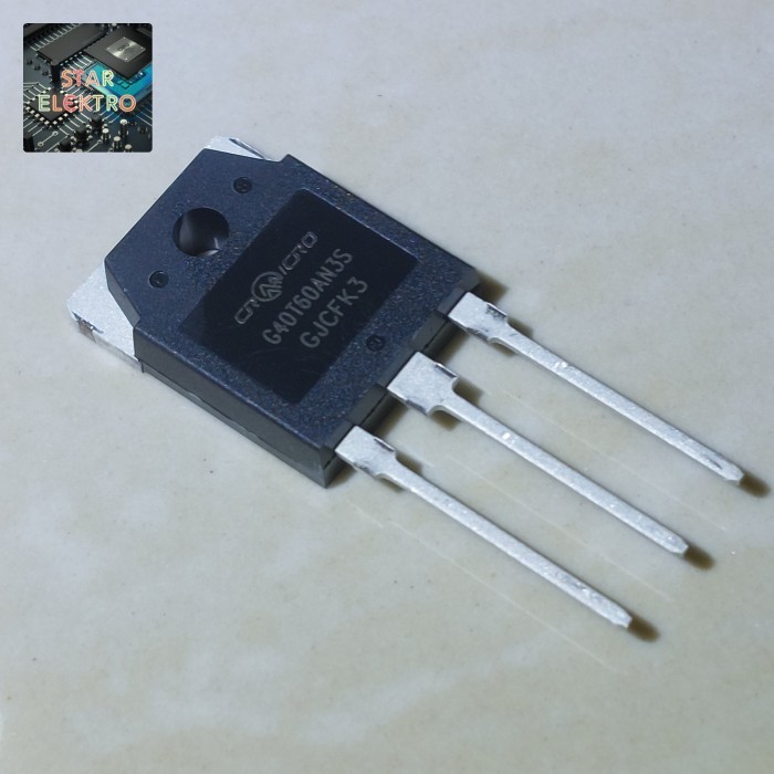 Jual G40T60AN3S To-3p CRMicro CRG40T60AN3S CR 40T60 AN3S IGBT 40A 600V ...