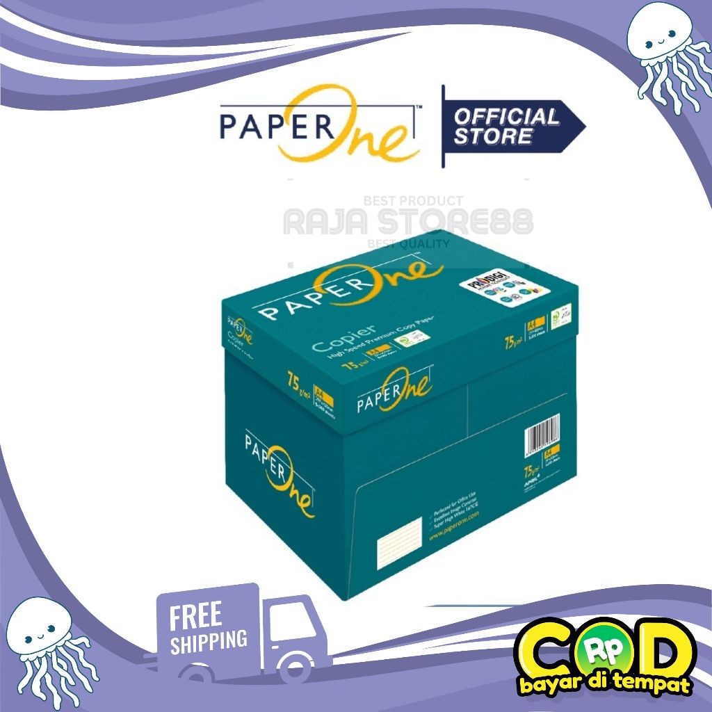 Jual (Instant)Kertas HVS Putih A4 75Gr PaperOne (5 Rim) | Shopee Indonesia