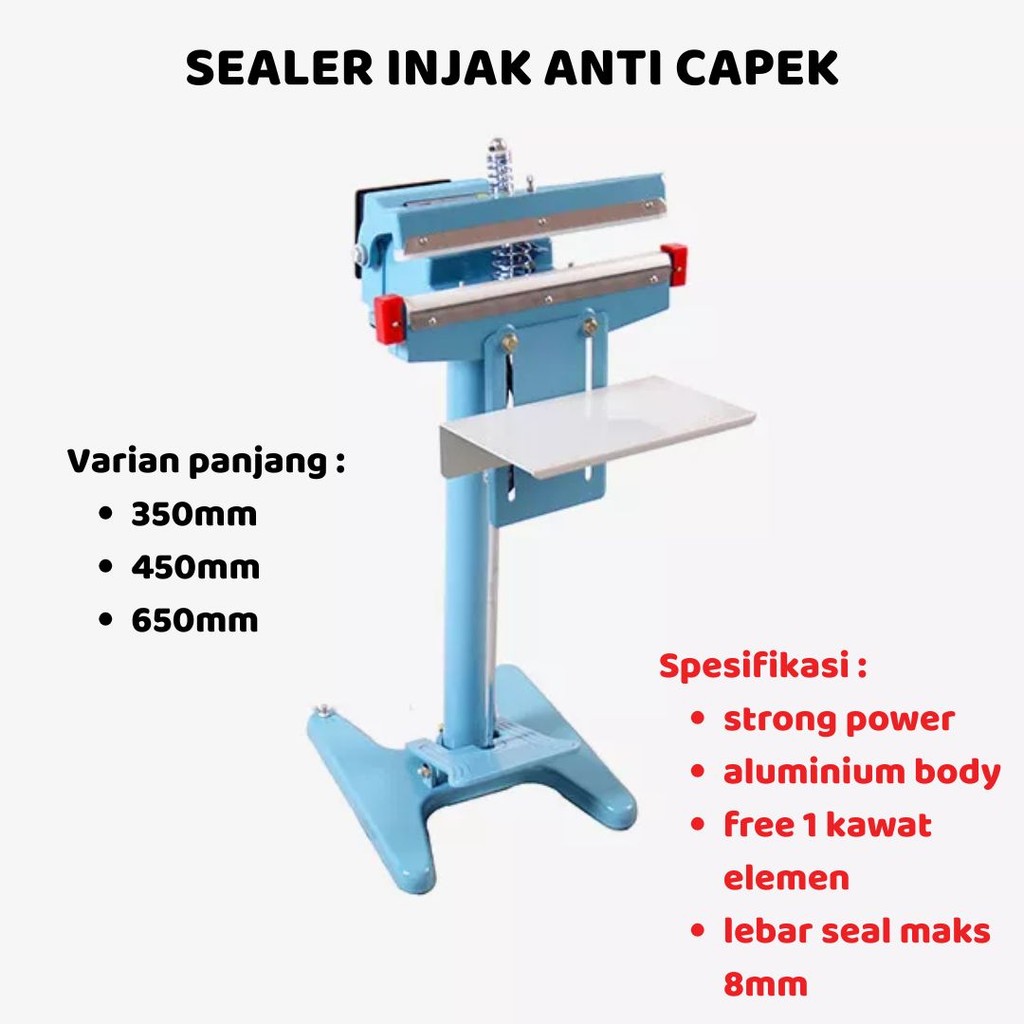 Jual Sealer Injak Las Plastik 350mm / 450mm / 650mm Lebar Kawat 8mm ...