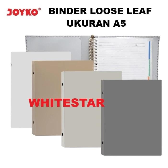 Jual binder note / file loose leaf joyko uk / ukuran A5 (M507) - warna ...
