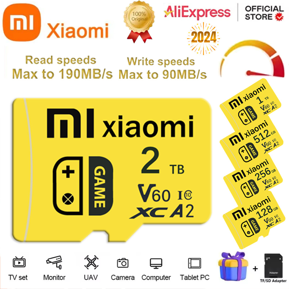 Jual XIAOMI Memory Card High Speed 2TB 1TB Micro TF/SD Card 128GB ...