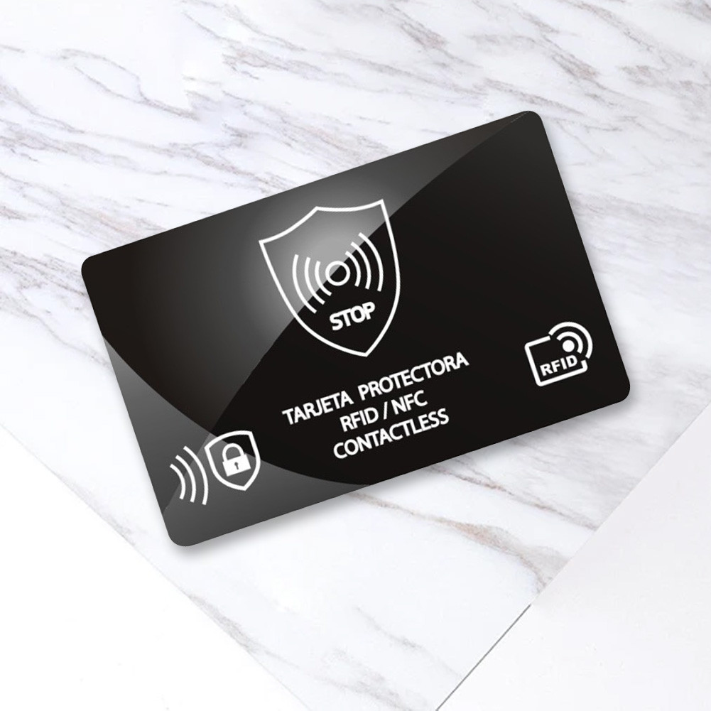 Jual NFC Blocker RFID Blocking Card Ultra Thin Debit Credit Card ...