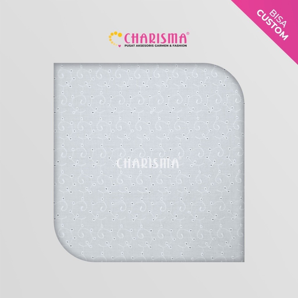 Jual Charisma Kain Allover Tetoron Cotton TA.7047 - Kain Bordir ...