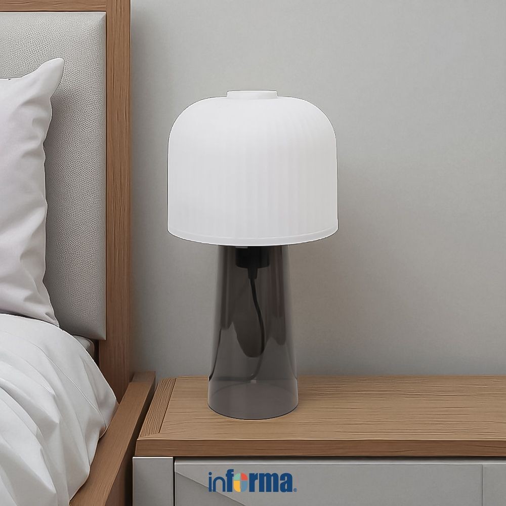 Jual Informa Belle Lampu Meja - Abu-Abu/Hitam Decorative Table Lamp ...