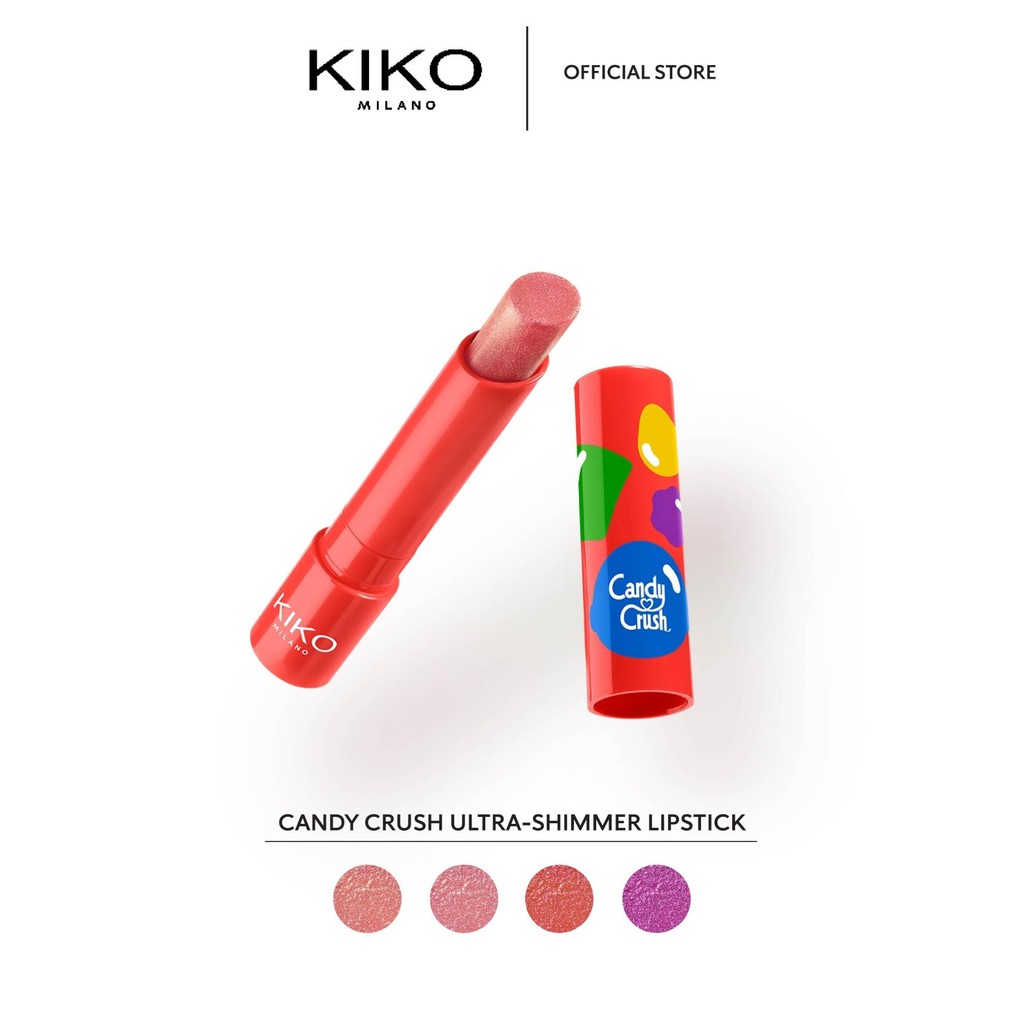 Jual KIKO MILANO Candy Crush ™ Ultra-Shimmer Lipstick | Shopee Indonesia