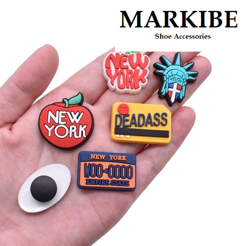 Jual 406 Pin Sandal Dommminican Tulisan Negara Aksesoris Hiasan Sendal ...