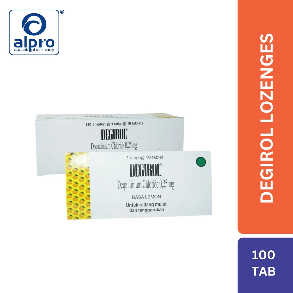 Jual DEGIROL LOZENGES 1 STRIP 10 TABLET | Shopee Indonesia