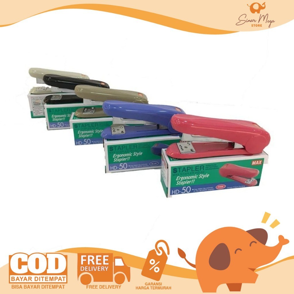 Jual Max Stapler HD 50 / Hekter Besar / Stepler Besar | Shopee Indonesia