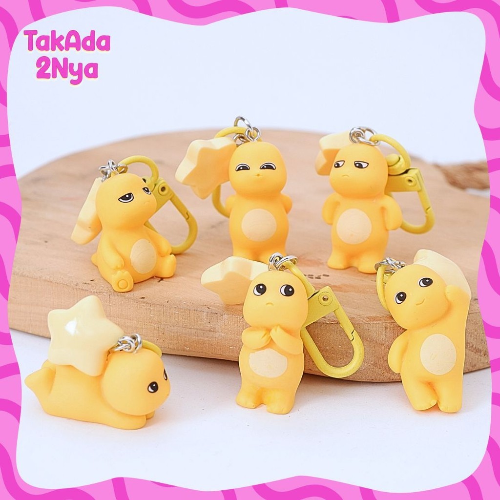 Jual Gantungan Kunci Resin Nailong Dino Bintang Ganci Key Cahin ...