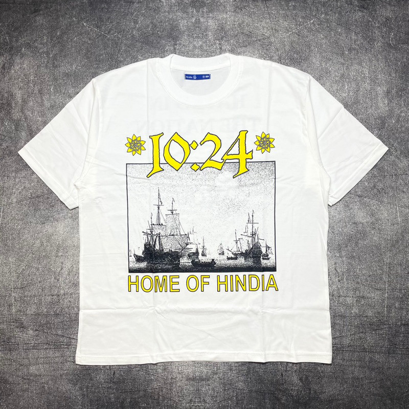 Jual Tshirt HINDIA - 1024 WHITE BOXY FIT Official Merchandise | Shopee ...