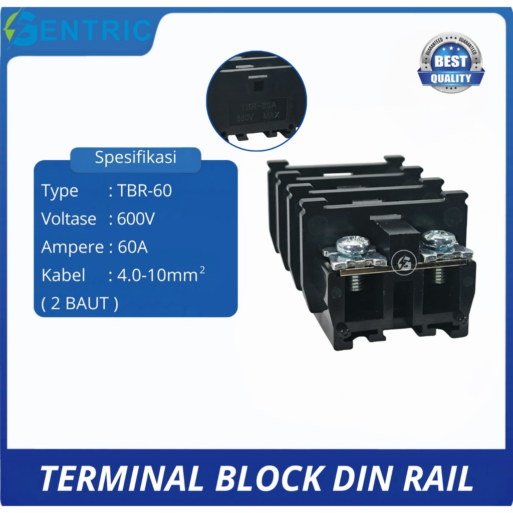 Jual TERMINAL BLOCK 60 AMPER TBR 60A BEST QUALITY | Shopee Indonesia