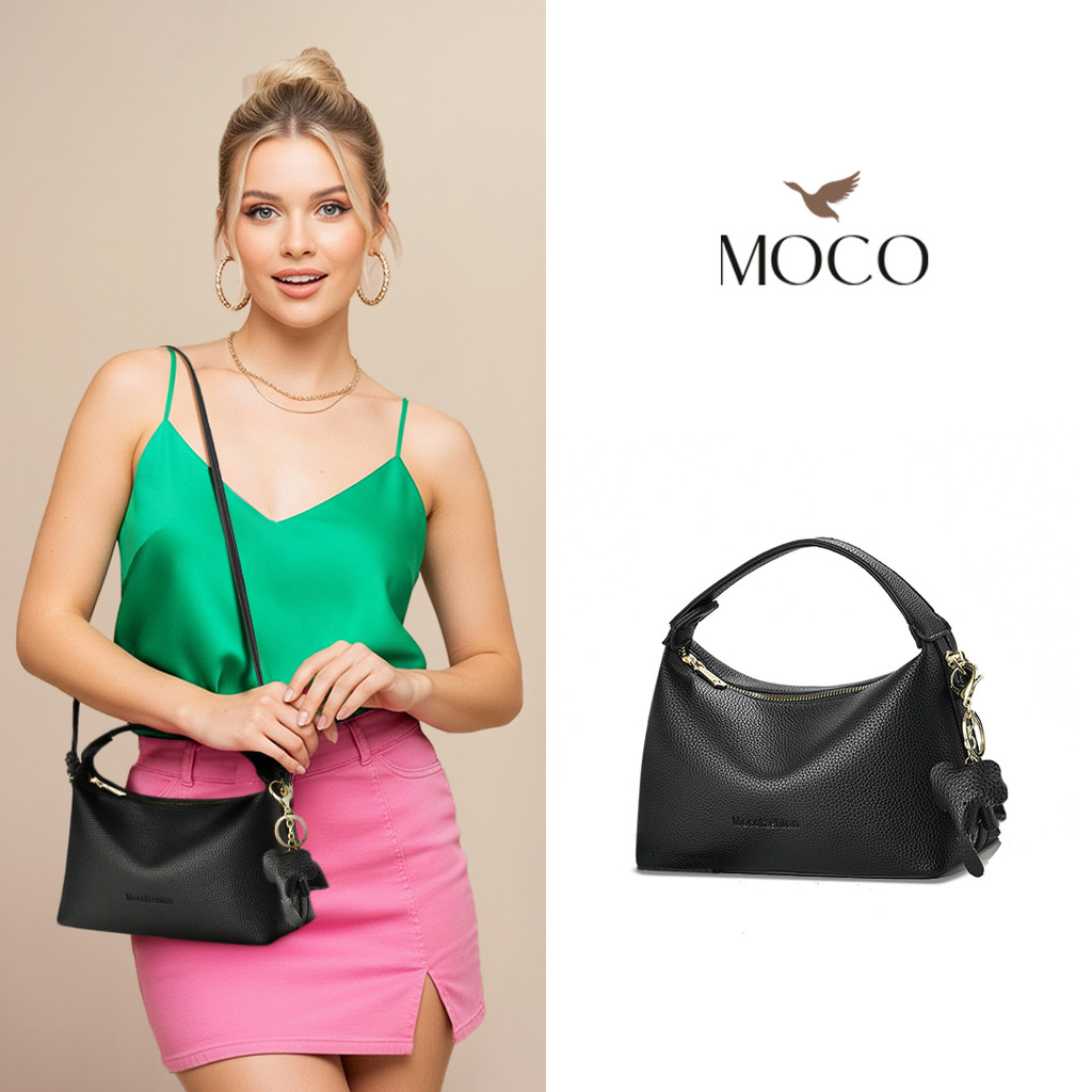 Jual MOCO OFFICIAL - Aluna Bag Fashion Tas Sling Bag Wanita Kulit Polos Terkini 1518 | Shopee ...