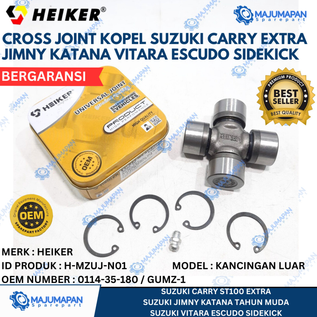 Jual HEIKER - CROSS JOINT COPEL KOPEL SUZUKI CARRY EXTRA JIMNY KATANA ...