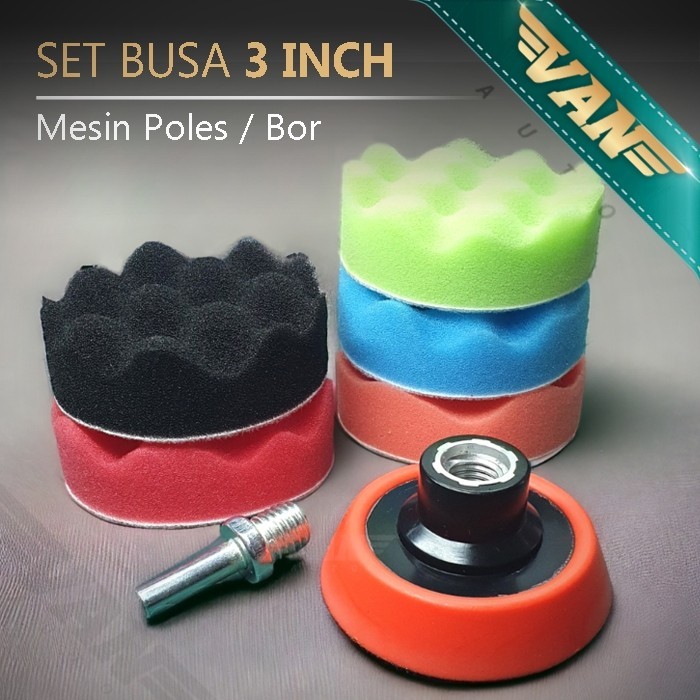 Jual Busa Poles Mini 3" Complete Set + BP m14 m10 mesin Rotary dan ...