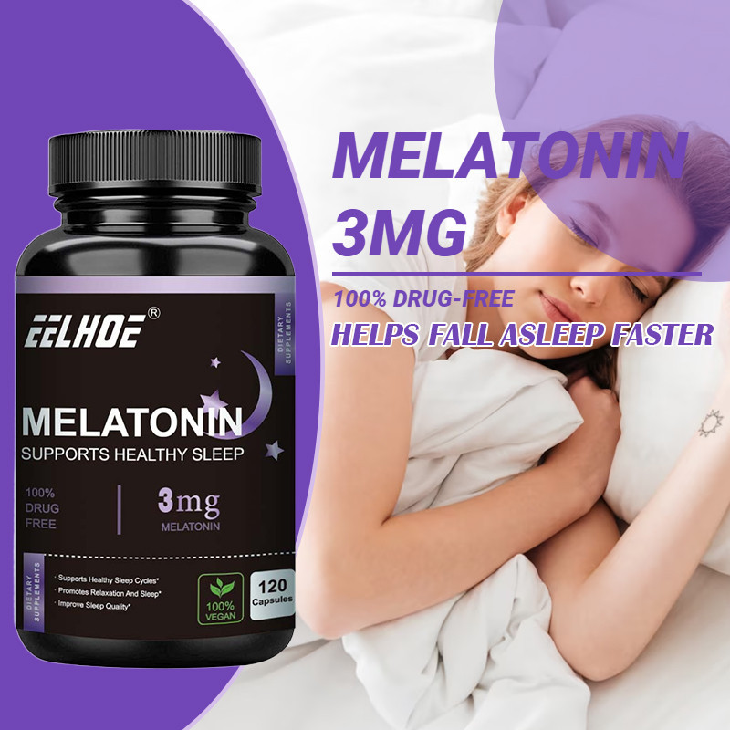 Jual EELHOE Melatonin 3 mg Membantu Tertidur Lebih Cepat dan Alami ...