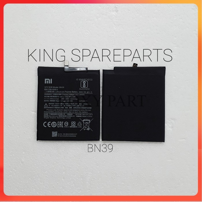 Jual BATERAI BATRE BATTERY BATERE XIAOMI MI PLAY BN39 ORIGINAL | Shopee ...