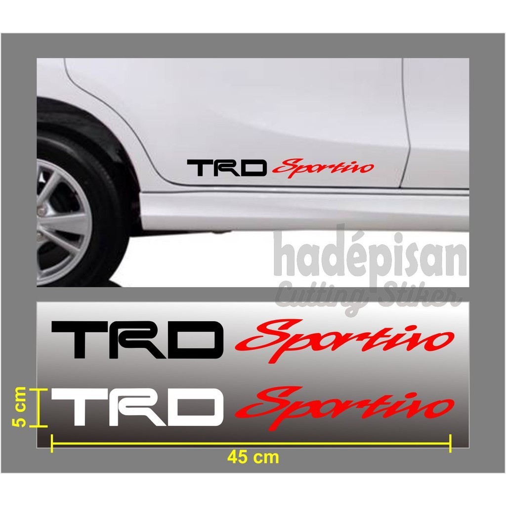 Jual STICKER TRD SPORTIVO MOBIL CUTTING | Shopee Indonesia