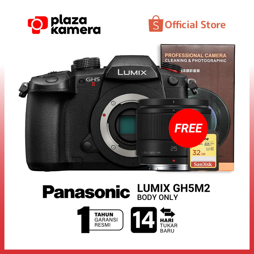 Jual Panasonic Lumix GH5 II Body Only DC-GH5 II | Shopee Indonesia