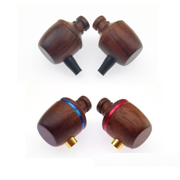 Jual Best[Promo] Unique 10.4mm Wood Housing Custom IEM Diy MMCX Pin ...
