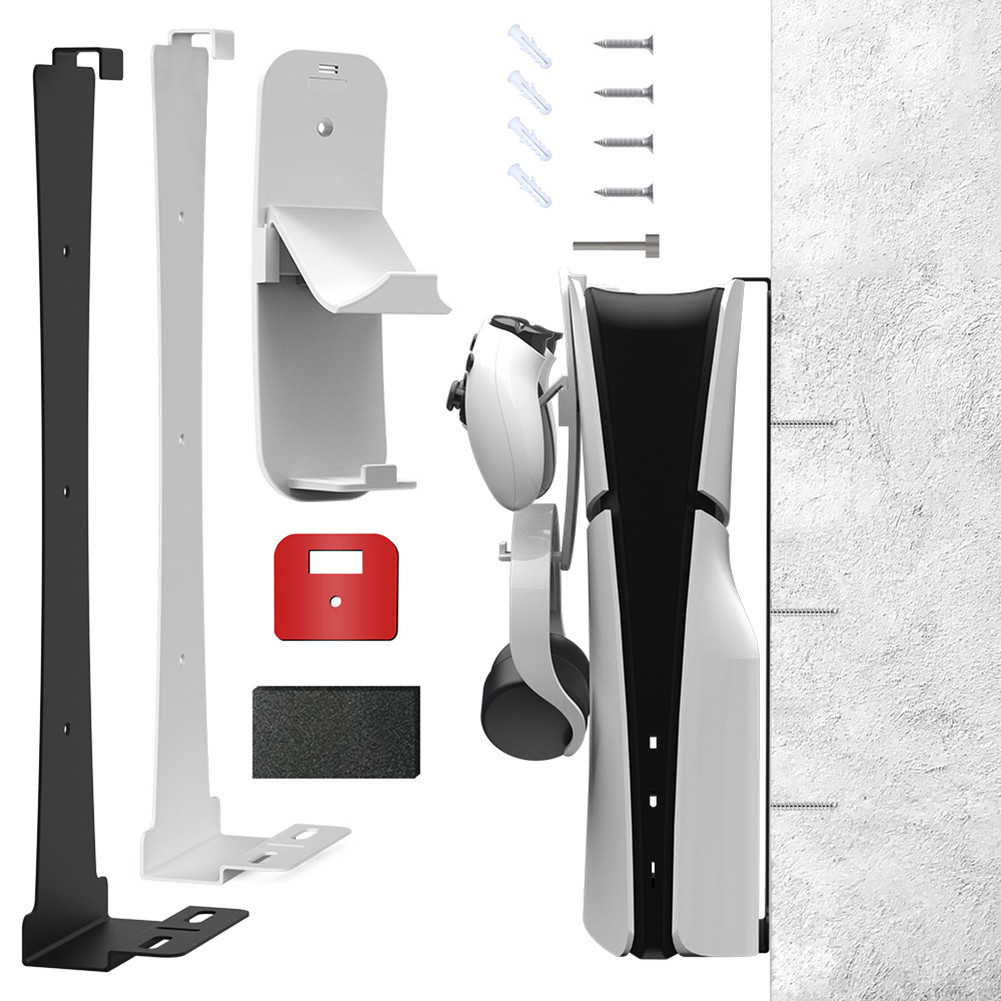Jual For PS5 Slim Host Display Holder with Controller Headset Hook Wall ...