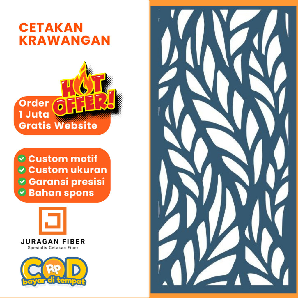 Jual cetakan hiasan krawang | krawangan grc untuk rumah | Shopee Indonesia