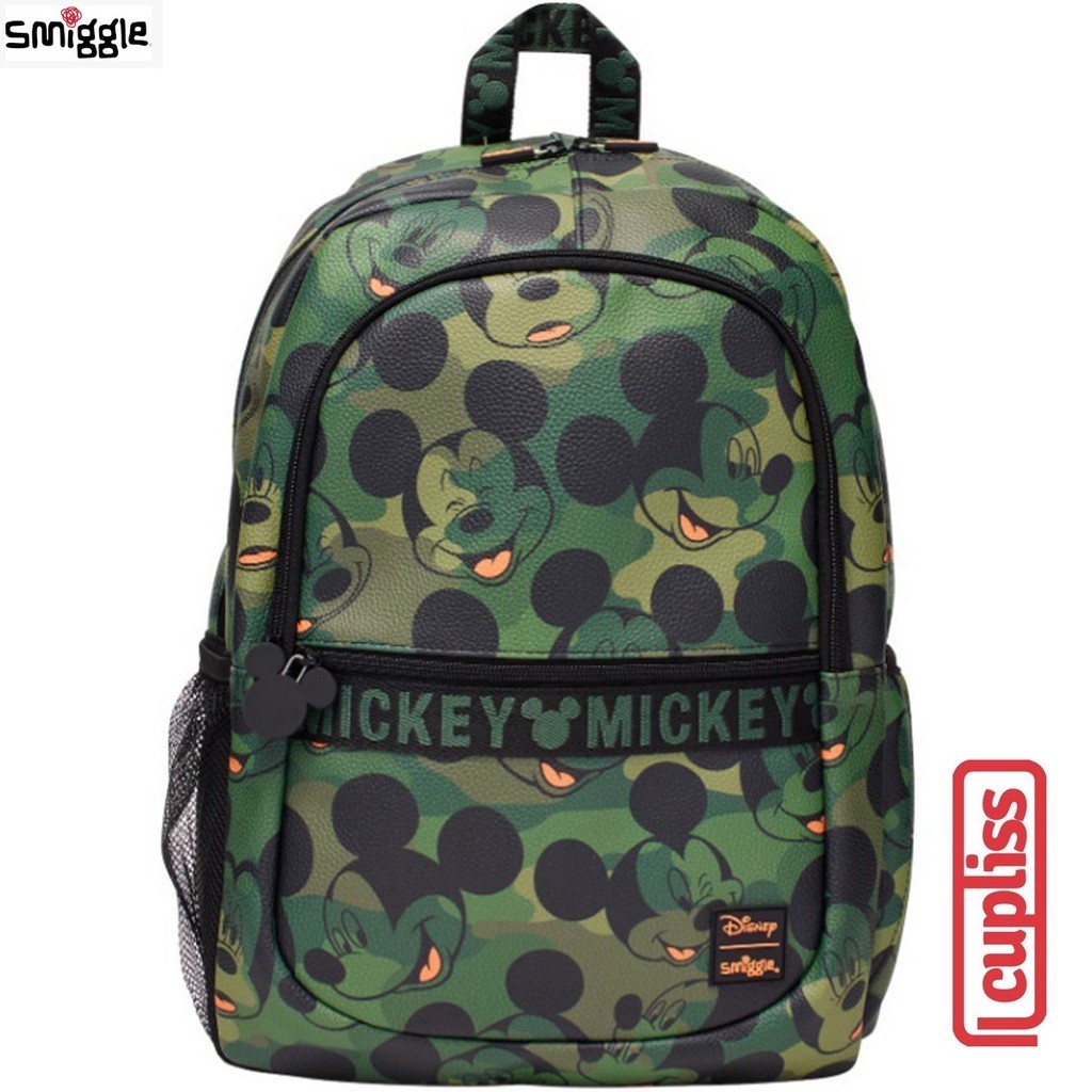 Jual SMIGGLE Backpack Bag 440766 Mickey Mouse Khaki Tas Ransel Anak ...