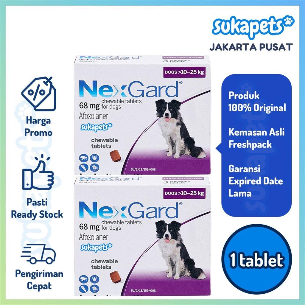 Jual Nexgard Obat Kutu Untuk Anjing Size L 10-25kg 1 Tablet | Shopee Indonesia