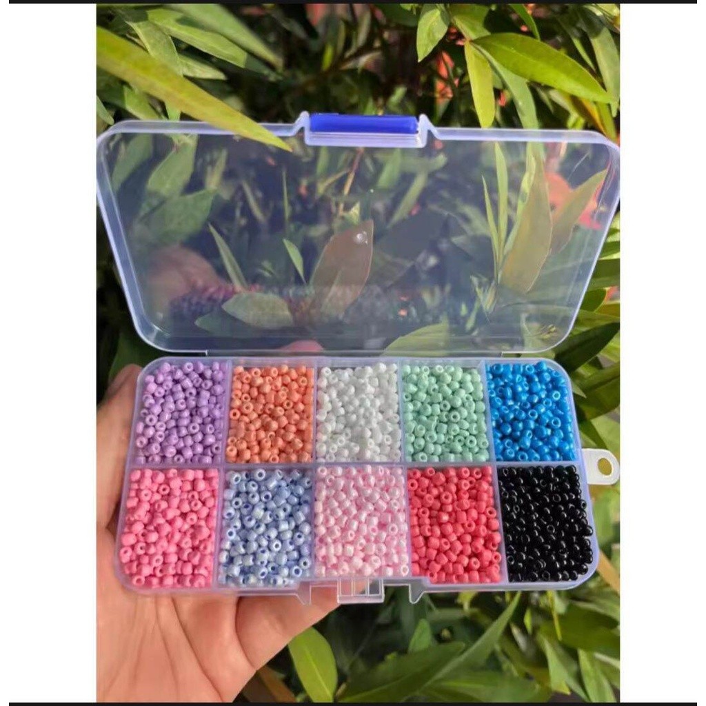 Jual DIY Manik 1 Set / manik pasir set box 8.o isi 15 gram 3mm terbaru ...