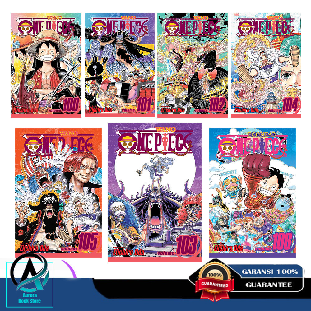 Jual Manga One Piece Vol. 100-106 - Eiichiro Oda (English) | Shopee ...