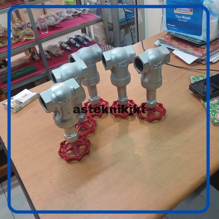 Jual GATE VALVE KITZ 2" INCH STEAM DUCTILE IRON FCD-S THREADED JIS 10K ...