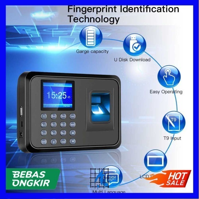 Jual Mesin Alat Absen Sidik Jari Attendance Fingerprint Karyawan Staff ...