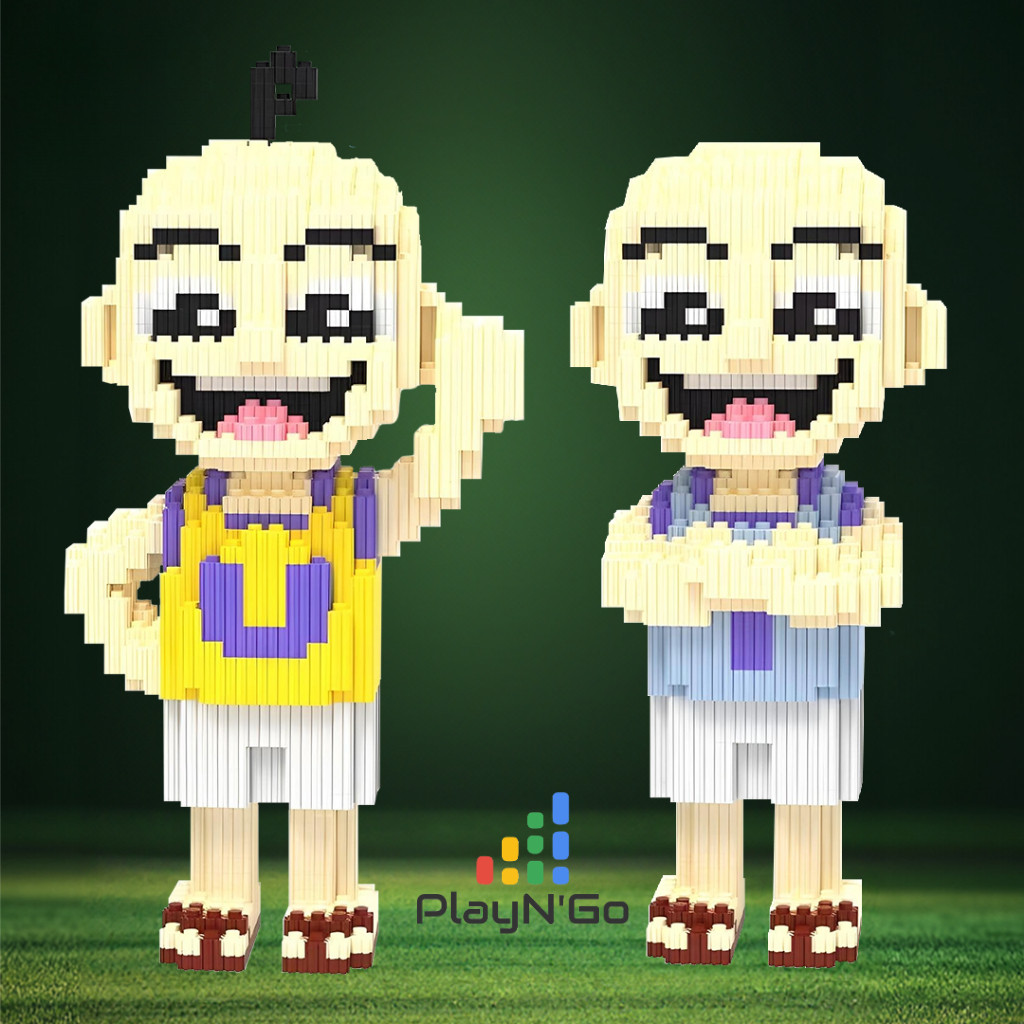 Jual ORIGINAL Nano Blocks Upin Ipin 3D Model, Mainan Bricks Upin Ipin ...