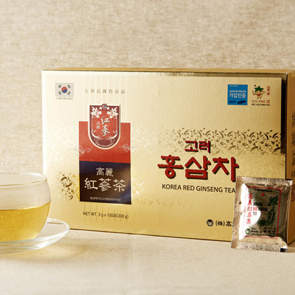 Jual Korea Red Ginseng Tea - Teh Herbal Ginseng Merah - 1 Box isi 100 ...