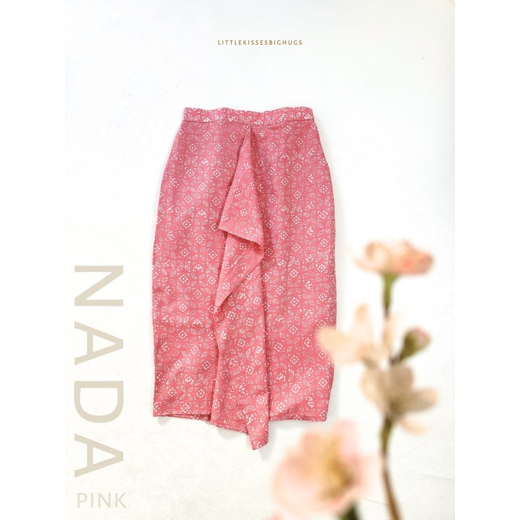 Jual Littlekisses: Nada Skirt Pink (Rok Batik Formal Anak, Remaja ...
