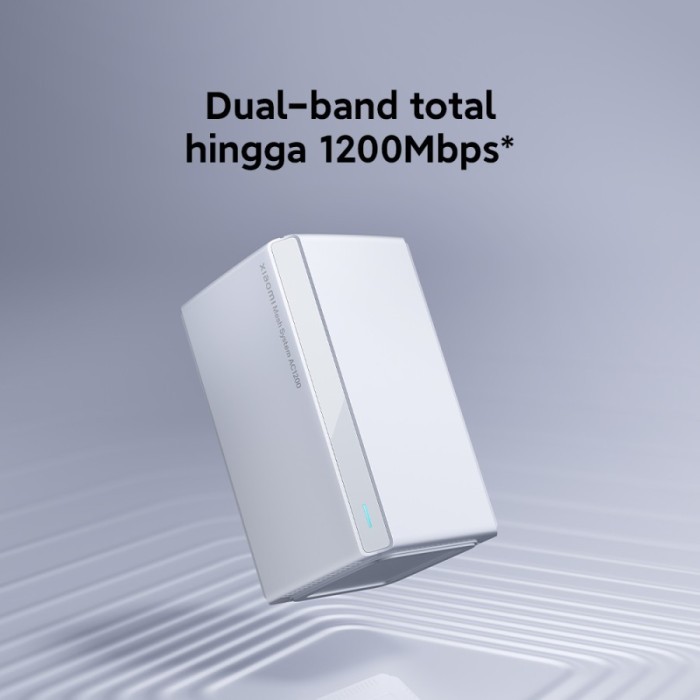 Jual Mi Router Mesh System Ac1200 Dual Band 2 4 Ghz 5 Ghz 1200 Mbps Gigabit Ethernet Port 1