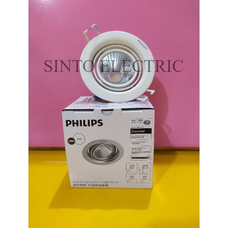 Jual PHILIPS Pomeron Spotlight Downlight 5 W | Shopee Indonesia