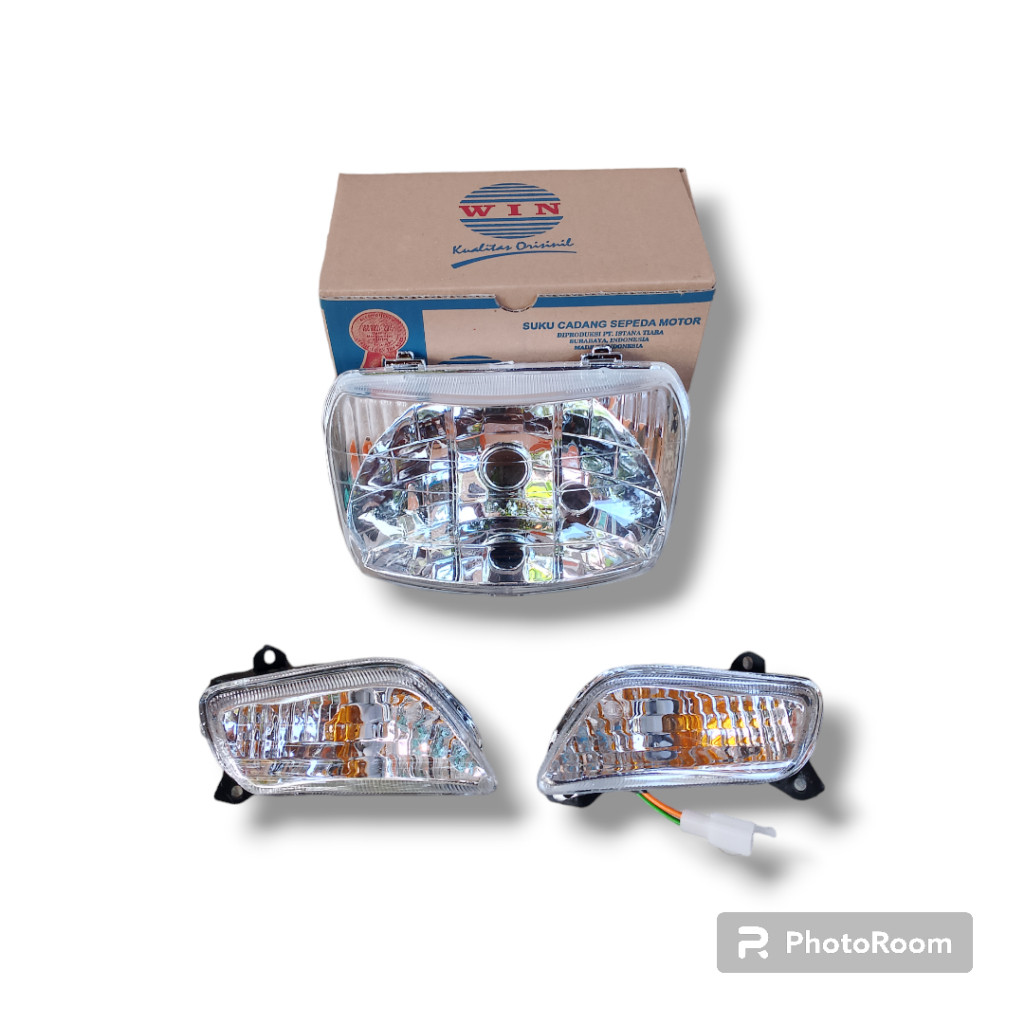 Jual Lampu depan legenda 2 reflektor depan Astrea legenda 2 set sein ...